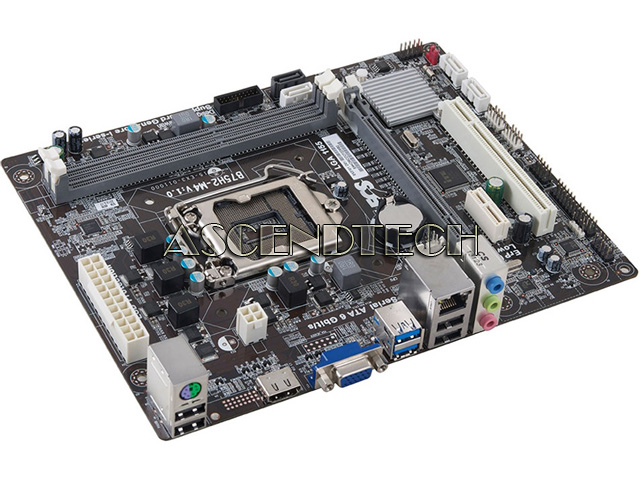 B75H2-M4 V1.0 No I/O | Ecs B75h2-M4 Lga1155 Intel B75 Hdmi Mb