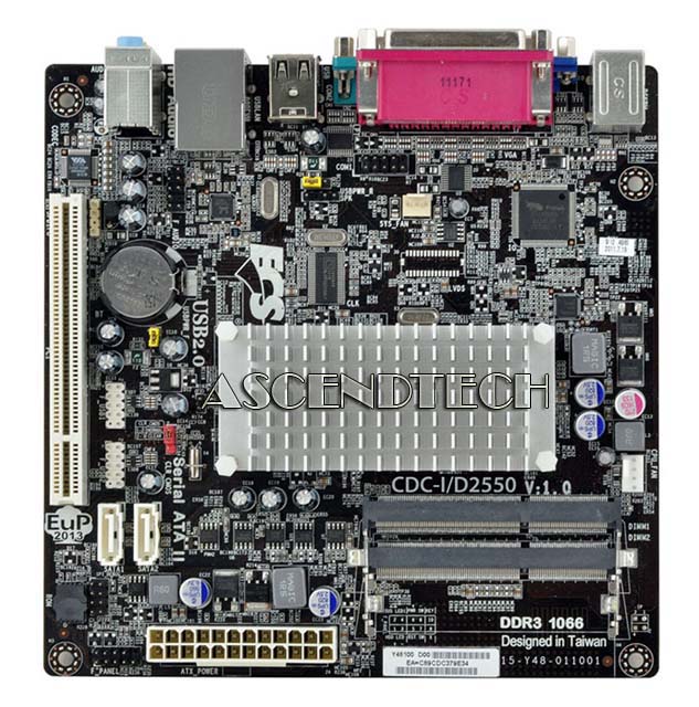 CDC-I/D2550 V1.0 NM10 | Ecs Cdc-I/D2550 With Atom Dual Core Cpu