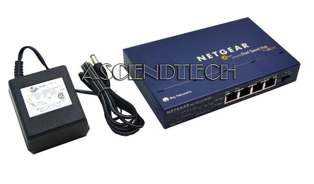 DS104 DPD120050-P5 | Netgear 4-Port Dual Speed Hub Ds104