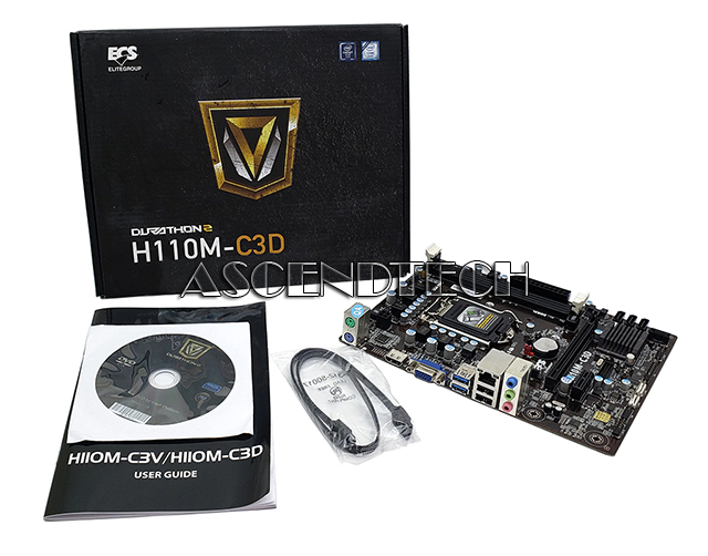 H110M-C3D V1.0 No I/O | Ecs H110m-C3d Lga1151 Motherboard No I/O