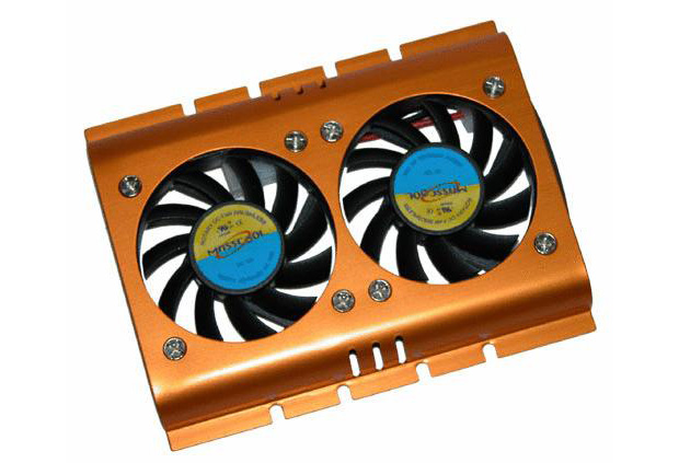 | (2) X Dual Fan Coolers For 2 Hard Drives