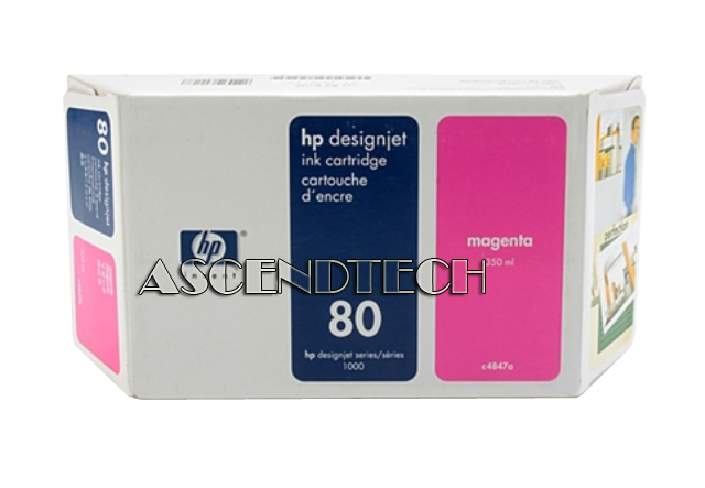 C4847a | Hp 80 Magenta 350Ml Ink Cartridge