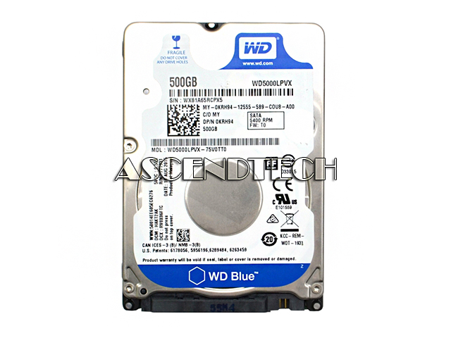 WD5000LPVX KRH94 0KRH94 MY-0KRH94 | Wd Blue Wd5000lpvx 500Gb 2.5" Sata Hdd
