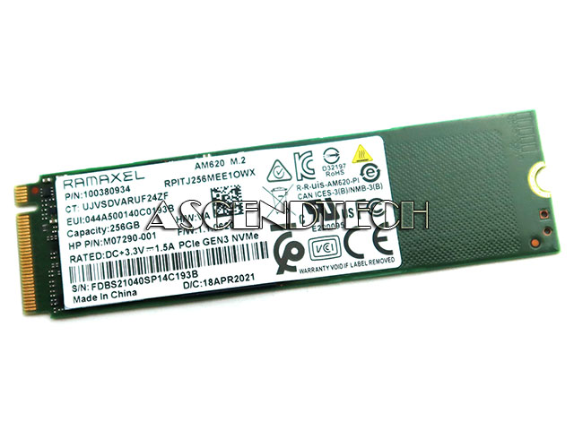 RPITJ256MEE1OWX M07290-001 | Ramaxel Am620 256Gb Nvme Ssd M07290-001