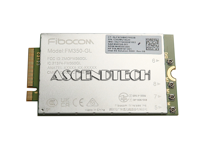 FM350-GL M46197-001 | Fibocom Fm350-Gl Wwan Card M46197-001