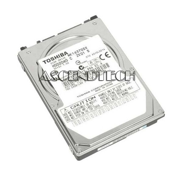 MK1637GSX HDD2D60 | Toshiba 160Gb 2.5" Sata Hard Drive