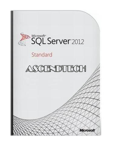 SQL SE 2012 US DVD 10 CLT | Ms Sql Server Standard Edition 2012 10Cl