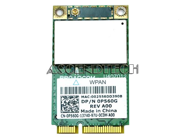 P560G BCM92046MPCIE | Dell P560g Mini Pcie Bluetooth Wpan Card