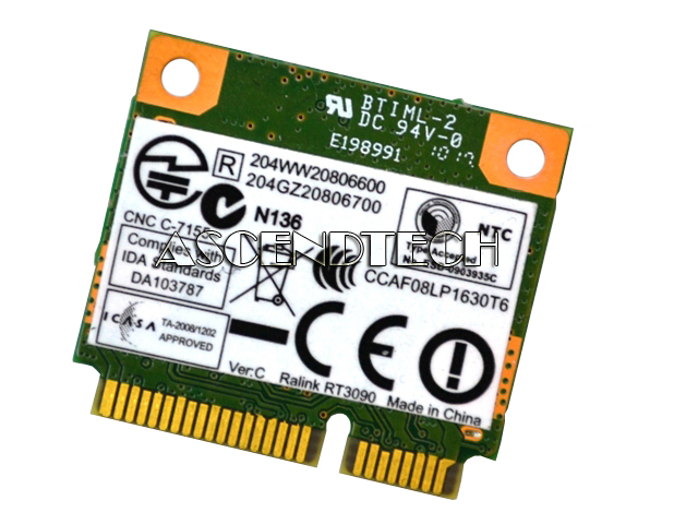 RT3090 VQF-RT3090-1T1R | Ralink Rt3090 Bluetooth Wireless Card