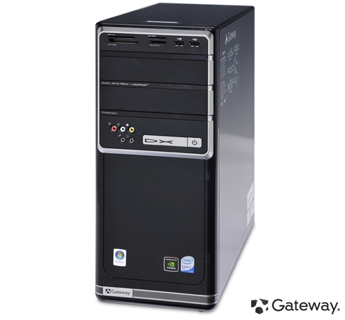 X4 9100e 4GB DDR2 640GB | Gateway Dx4200-09 Windows Vista Desktop