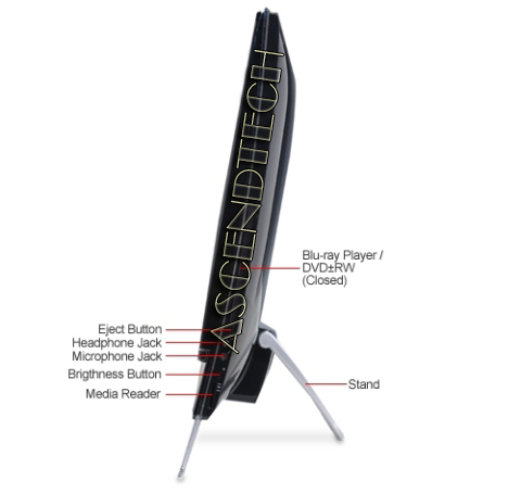 ZX6900 i3-530 4GB 640GB | Gateway Zx6900 All-In-One Desktop Pc